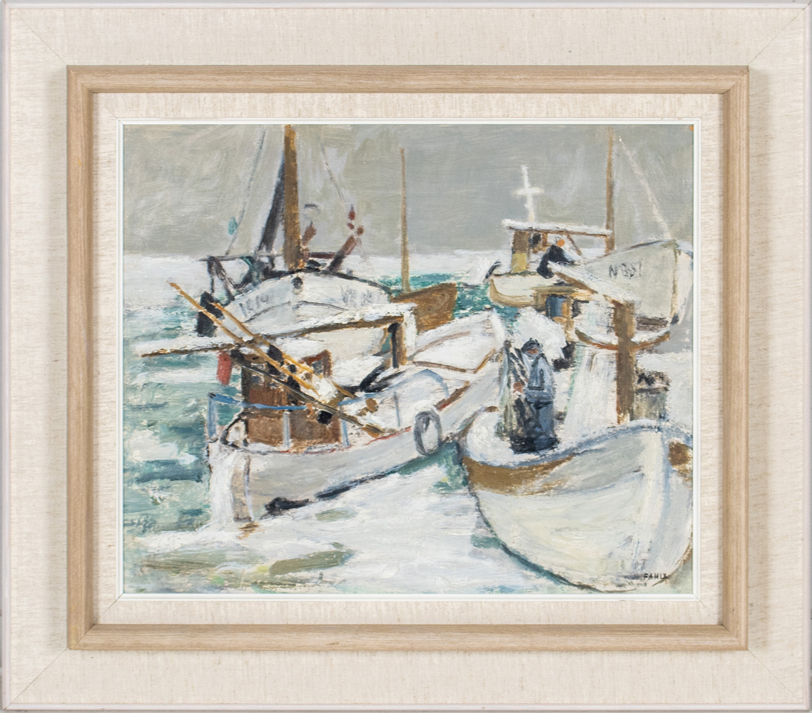 GUSTAF ADOLF FAHLE (1906–1989), olja på pannå, signerad | Auktion