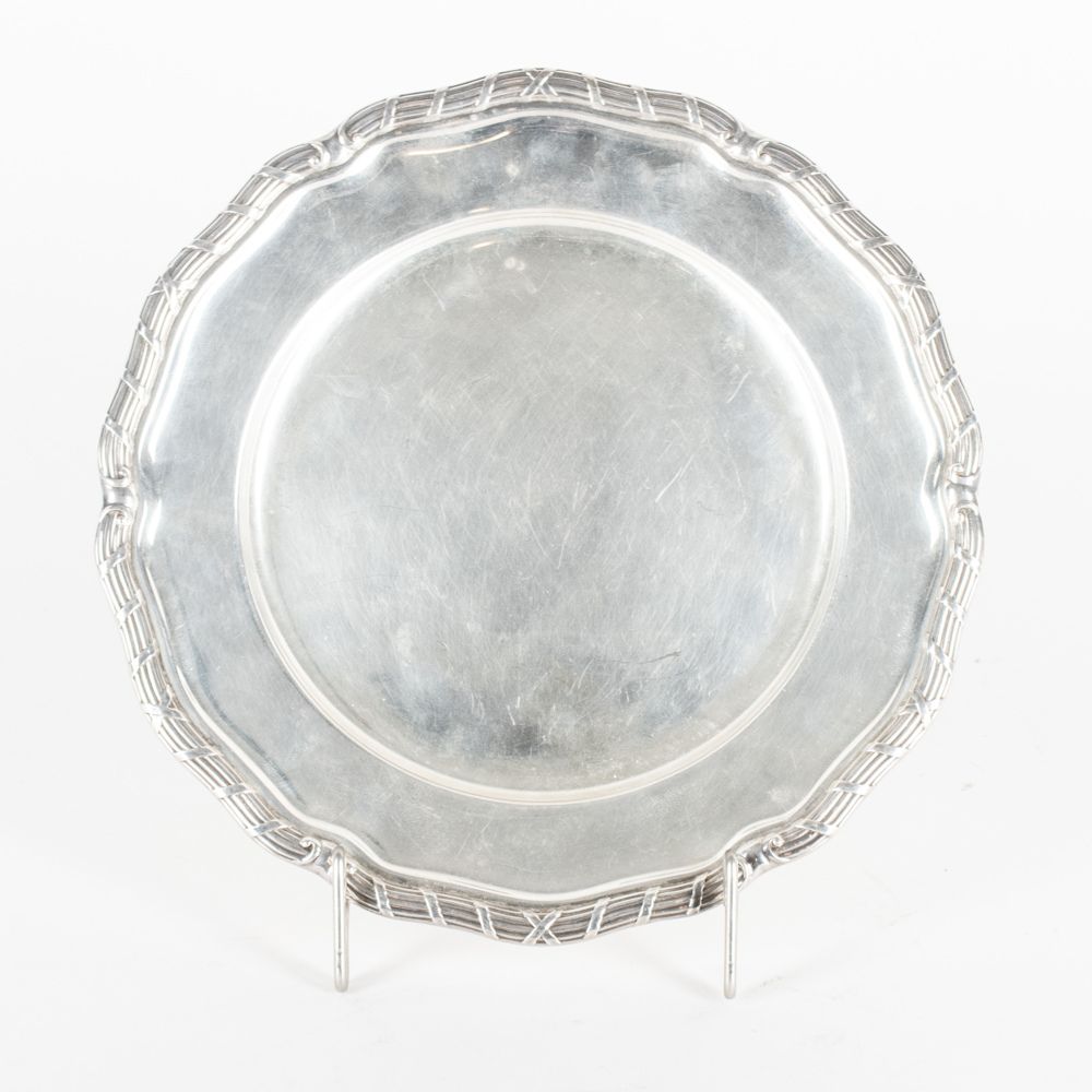 BRICKA, silver, CG HALLBERG, 1946, total vikt ca 177 gr | Auktion
