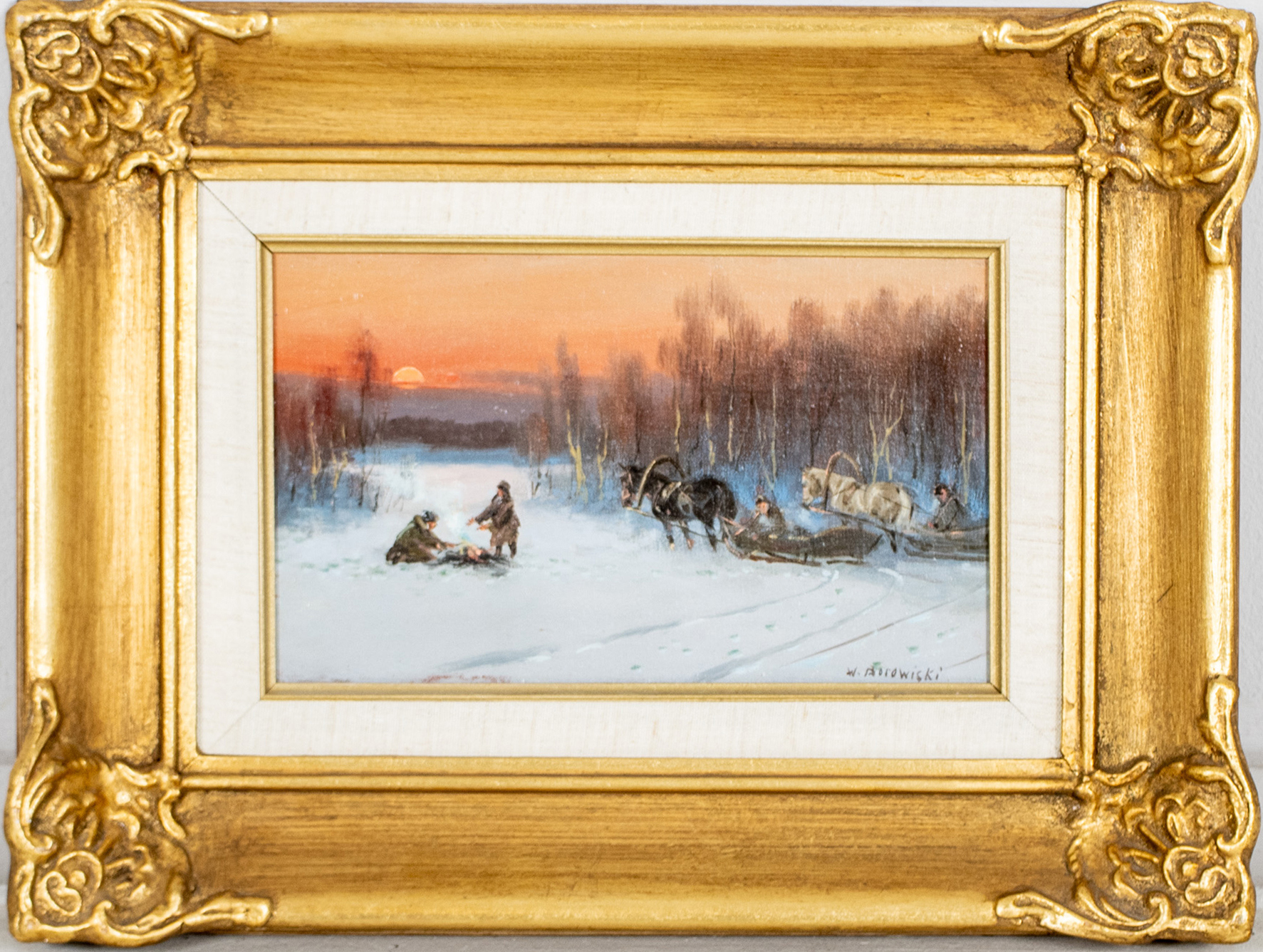 OIDENTIFIERAD KONSTNÄR, olja på pannå, 1900-tal, signer | Auktion