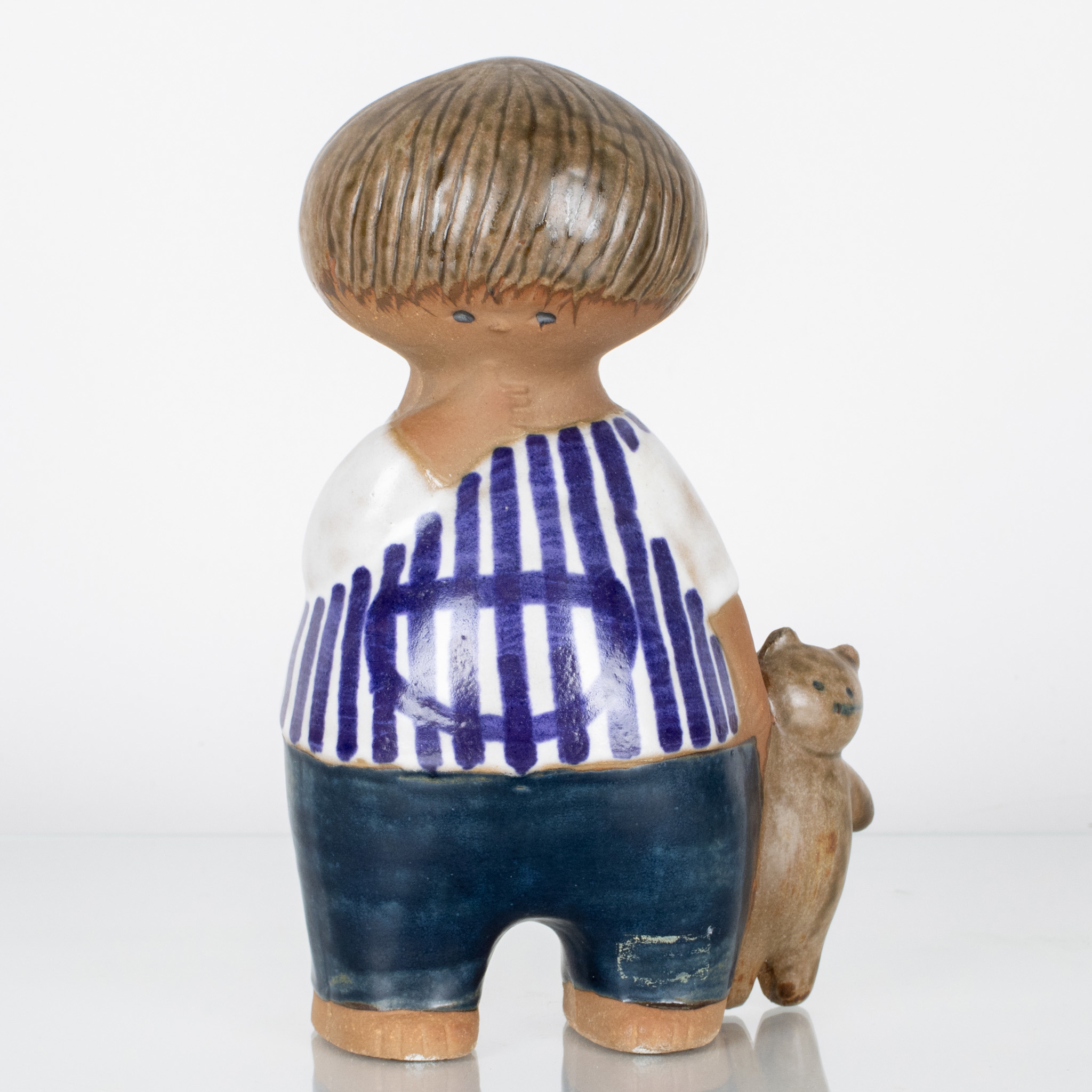 LISA LARSON, figur, stengods, "Malin", ur serien "Larso | Auktion