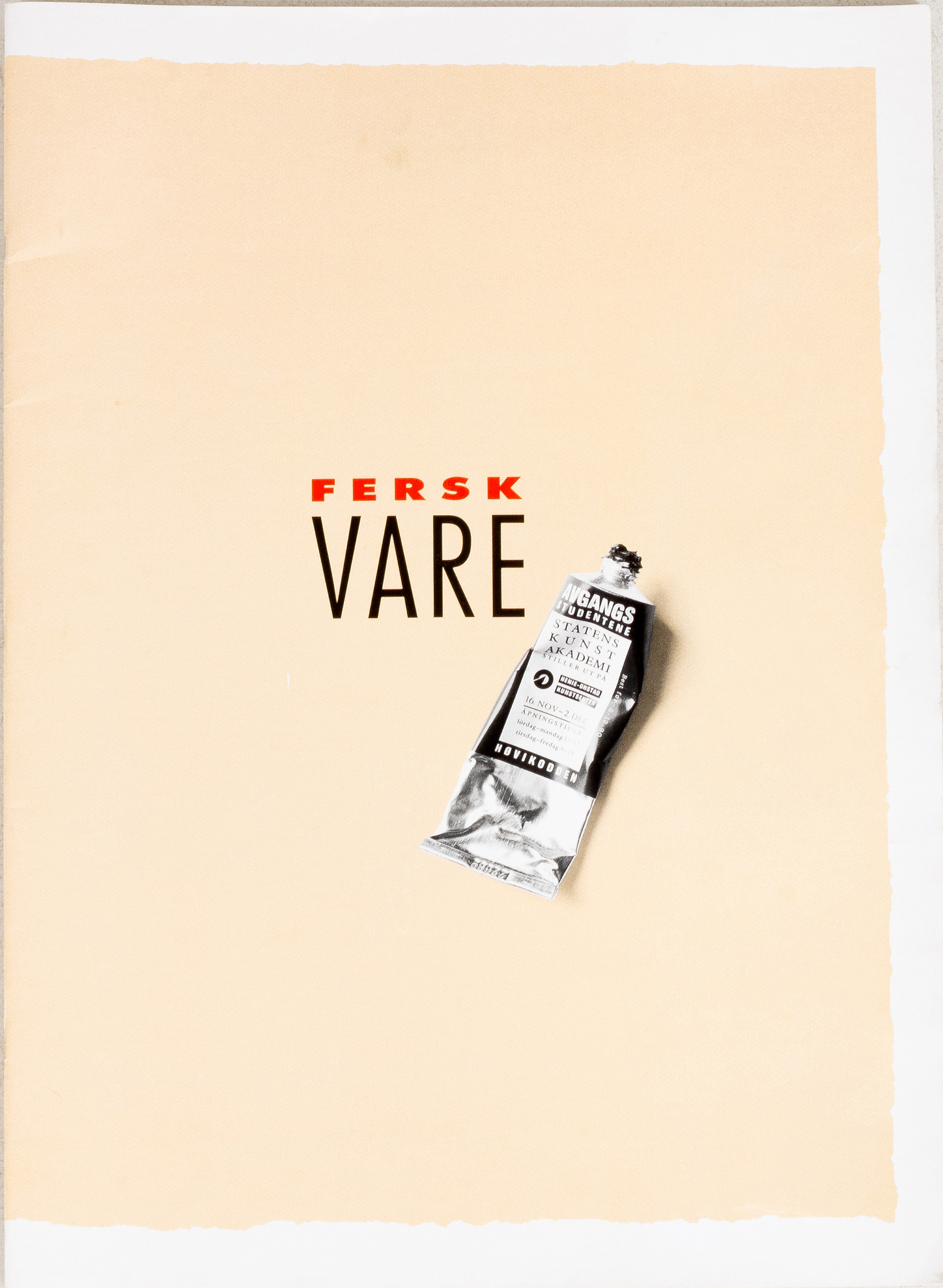 KONSTMAPP, Konstakademin, "Fersk Vare", Norge, 1980-/19 | Auktion